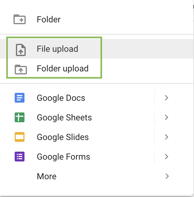 Uploading your information